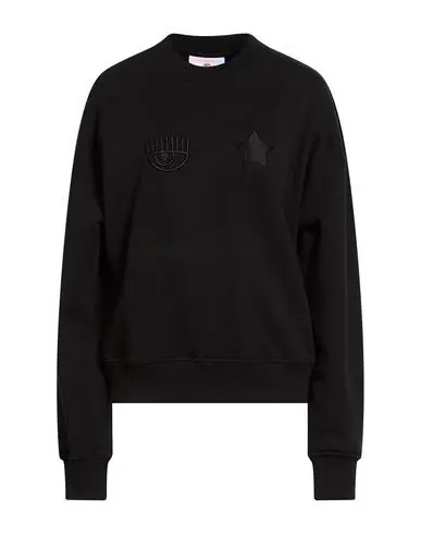 CHIARA FERRAGNI Cotton Sweatshirt - Black