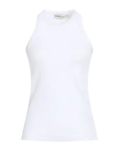 MODES Ribbed Tank Top - White