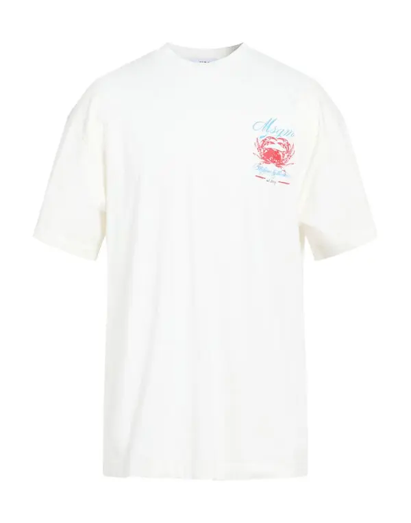 MSGM T-shirt Size Cotton - White