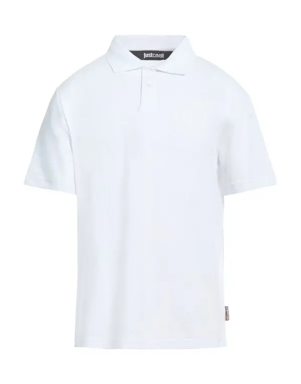 Just Cavalli Polo Shirt Size Cotton - White