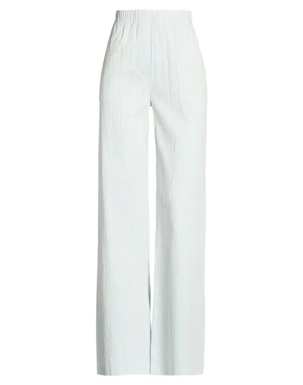 ALYSI Cotton And Silk Blend Wide-leg Pants