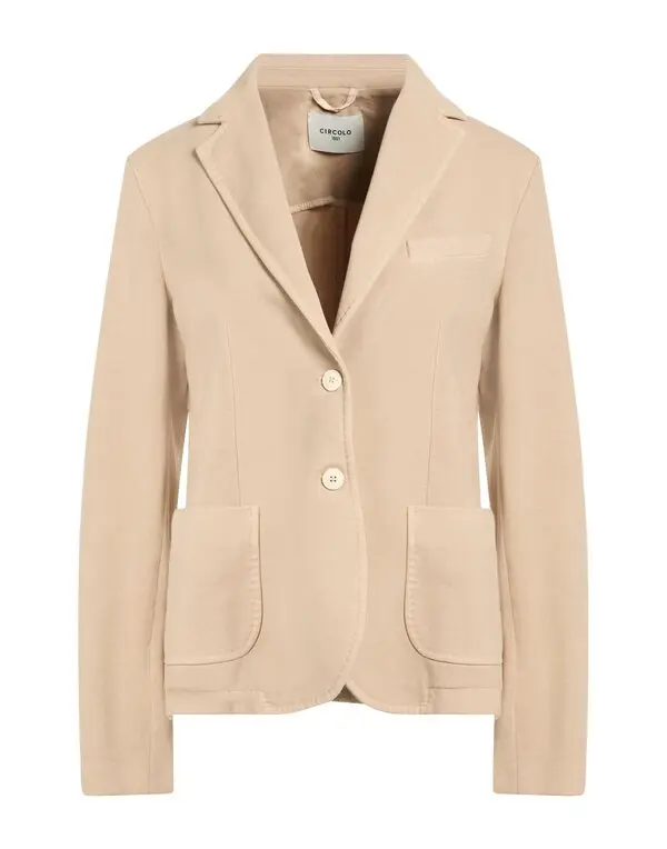 CIRCOLO 1901 Single-breasted Blazer - Beige