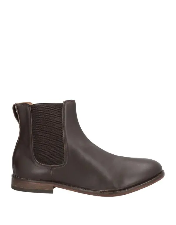 Moma Dark Calfskin Ankle Boots
