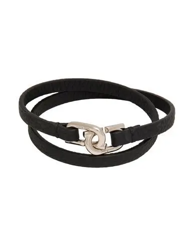 FERRAGAMO Bracelet With Brand Logo - Black
