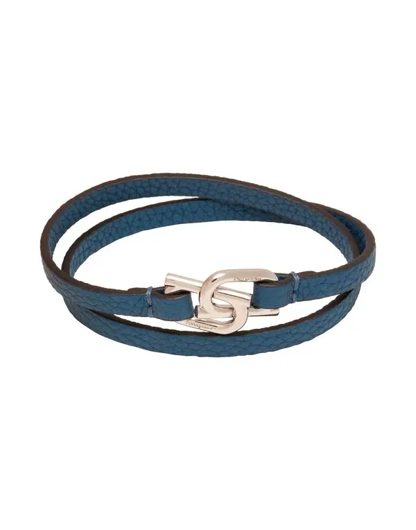 FERRAGAMO Bracelet With Brand Logo - Blue