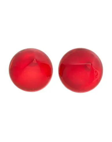 FERRAGAMO Pmma And Brass Clip-on Earrings - Red