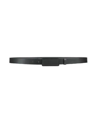 Emporio Armani Leather Belt - Black