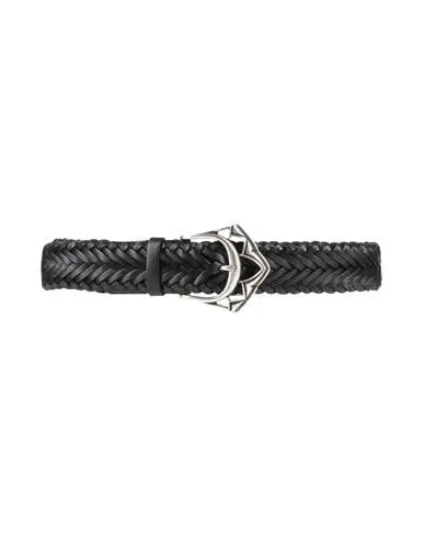 Ba&sh Braided Leather Belt - Black