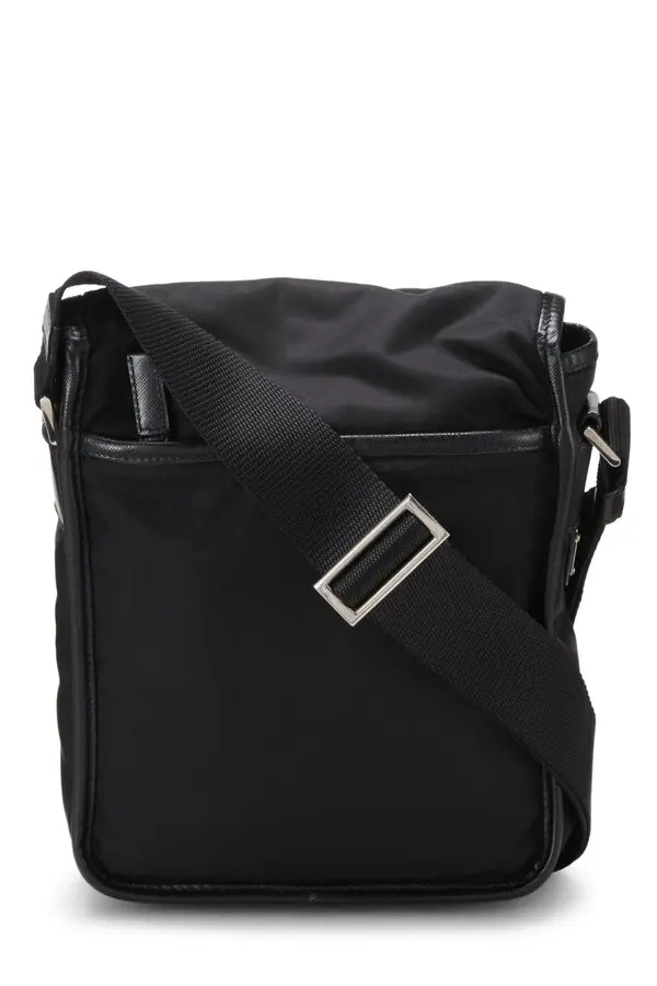 Prada Buckle Flap Messenger Bag