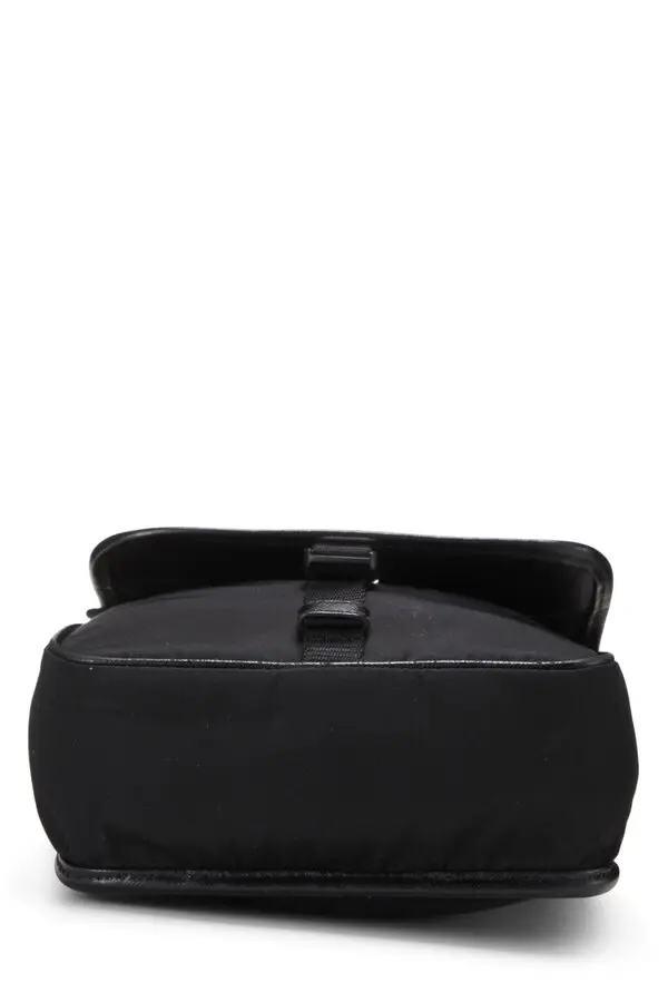 Prada Buckle Flap Messenger Bag