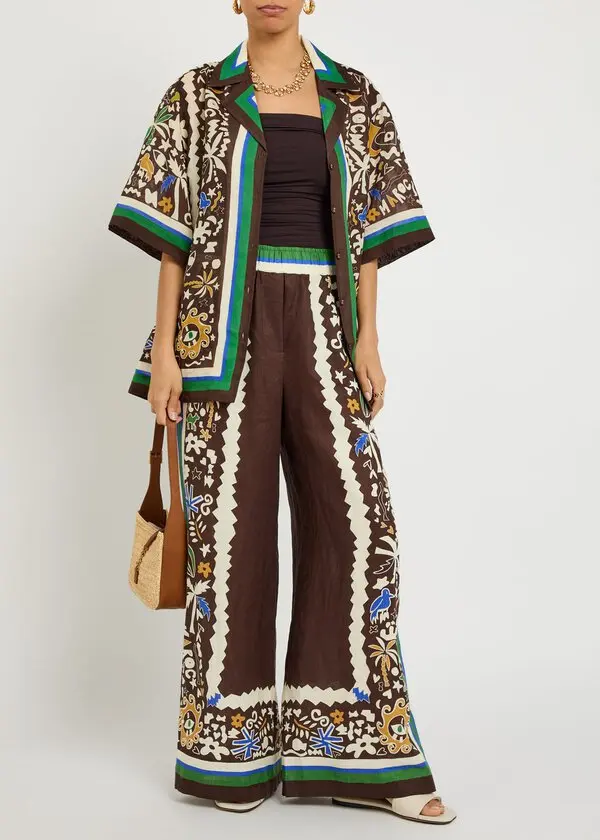 ALEMAIS Alémais Maroc Printed Woven Shirt - Multicoloured