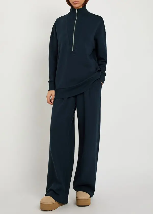 Varley Stretch-jersey Wide-leg Sweatpants