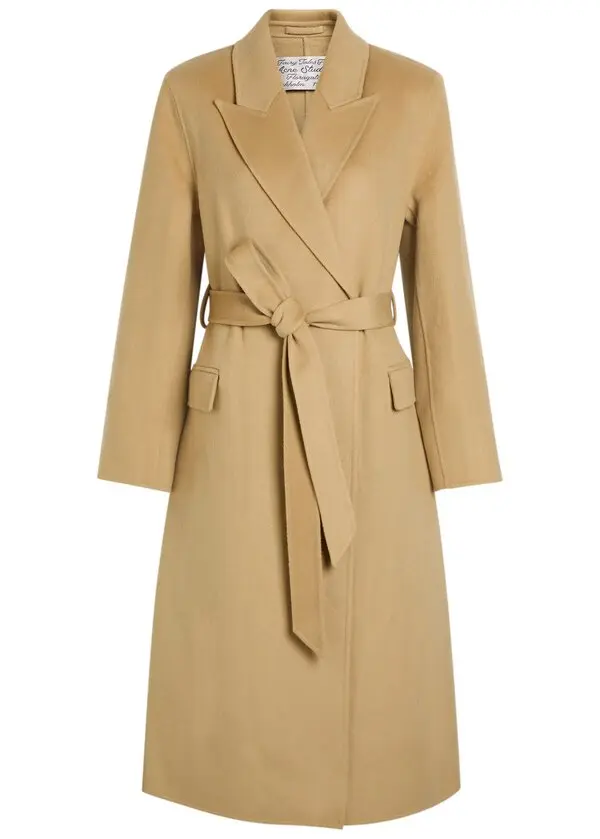 Acne Studios Double-breasted Wool-blend Trench Coat