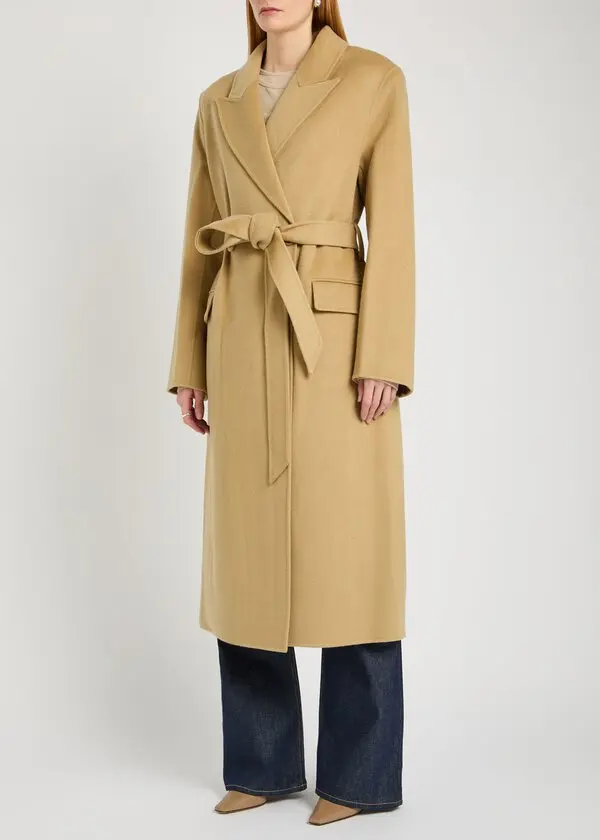 Acne Studios Double-breasted Wool-blend Trench Coat