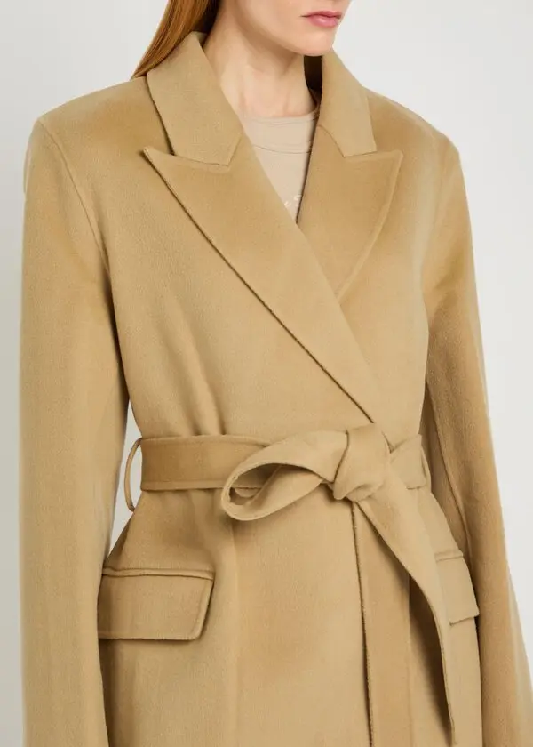Acne Studios Double-breasted Wool-blend Trench Coat