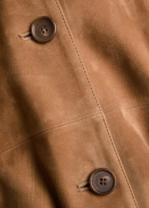 Simkhai Marley Suede Jacket - Camel