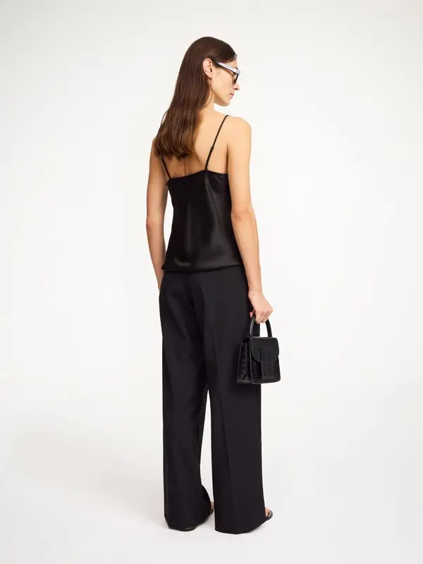 BY MALENE BIRGER Cymbaria High-waisted Wide Leg Trousers - Black