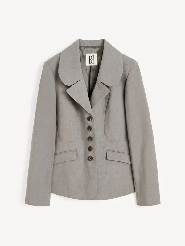 BY MALENE BIRGER Adrienna Single-breasted Blazer - Brown Mel