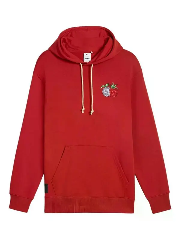 PUMA Graphic-print Hoodie - Red