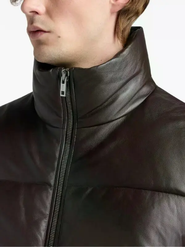 Bally Leather Puffer Jacket