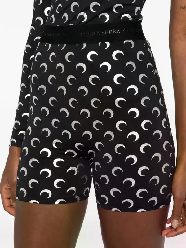 MARINE SERRE Moon Print Shorts