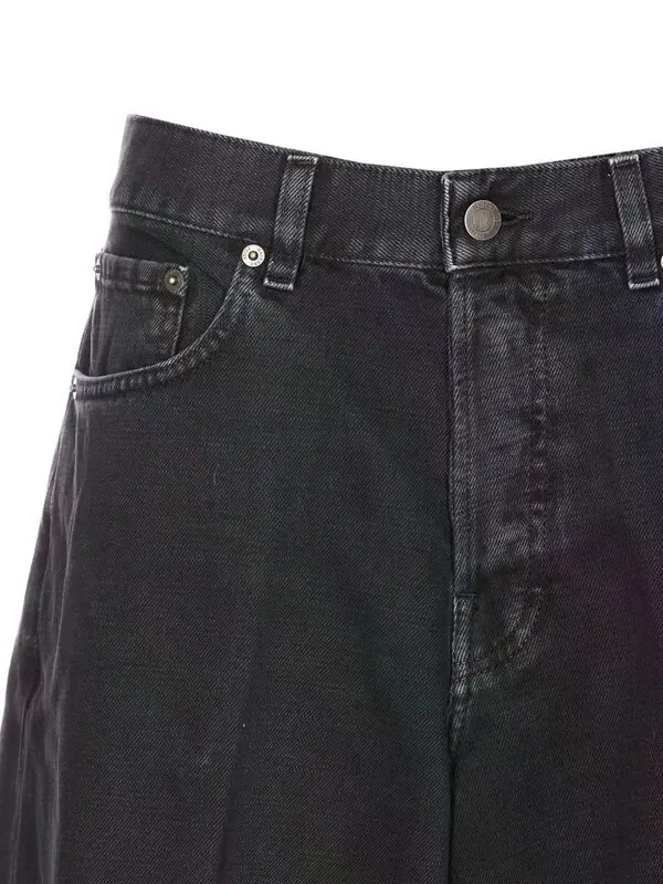 HAIKURE Bethany Bull Wide-leg Jeans - Black