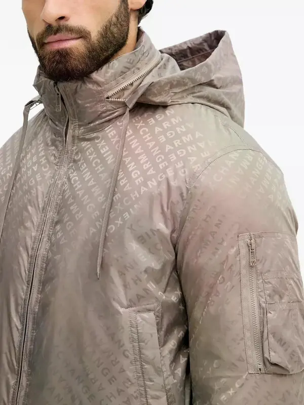 Armani Exchange Logo-print Padded Jacket