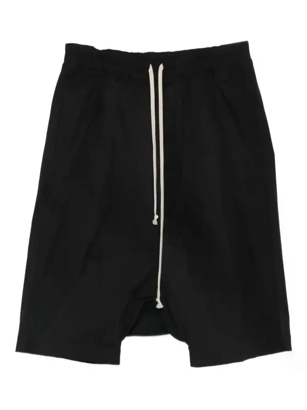 Rick Owens Drawstring Drop-crotch Shorts