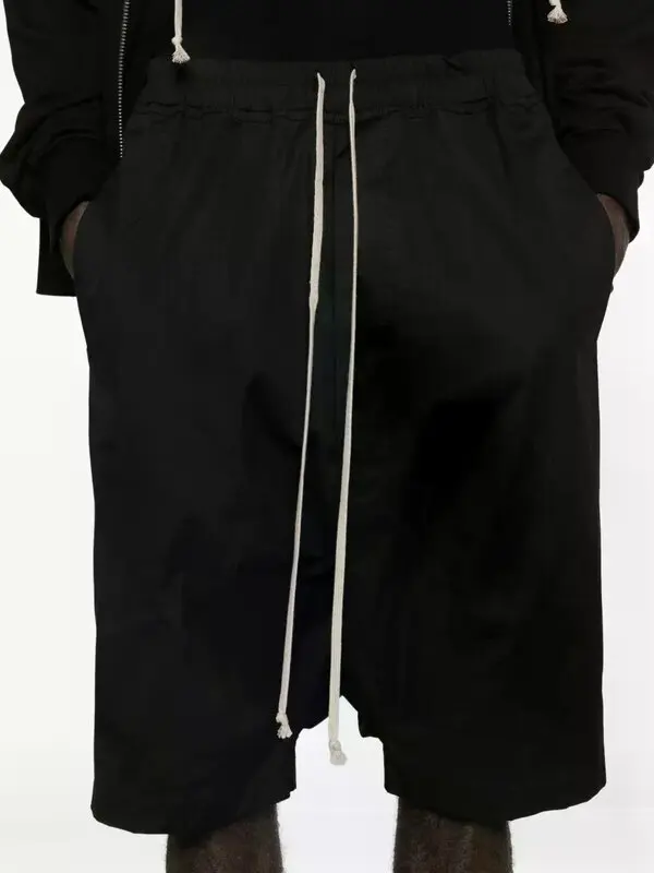 Rick Owens Drawstring Drop-crotch Shorts