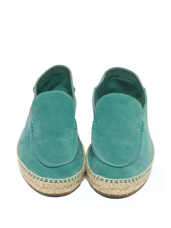 Loro Piana Suede Jute Espadrilles