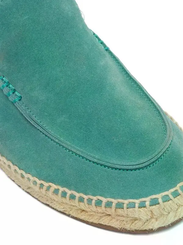 Loro Piana Suede Jute Espadrilles