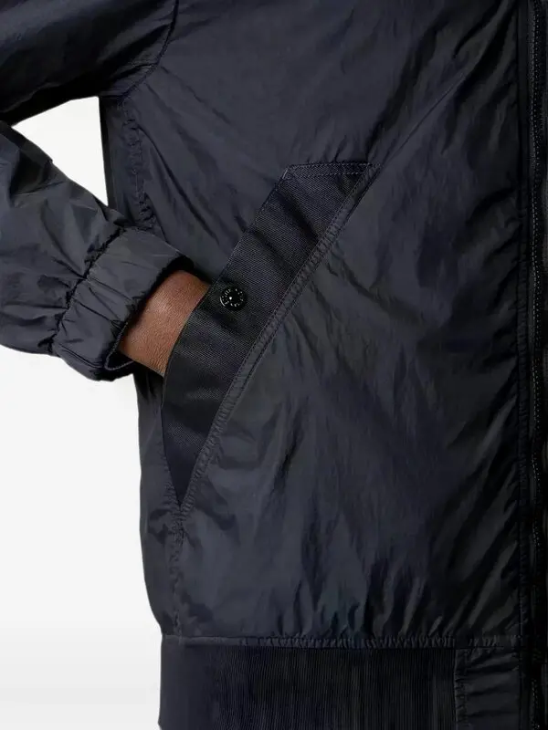 Stone Island Crinkled Jacket With Badge