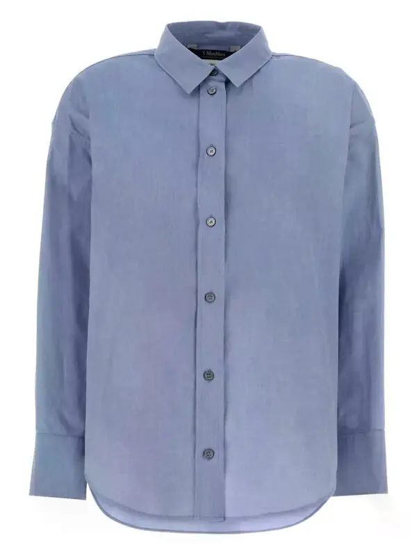 Max Mara Long-sleeve Shirt - Blue