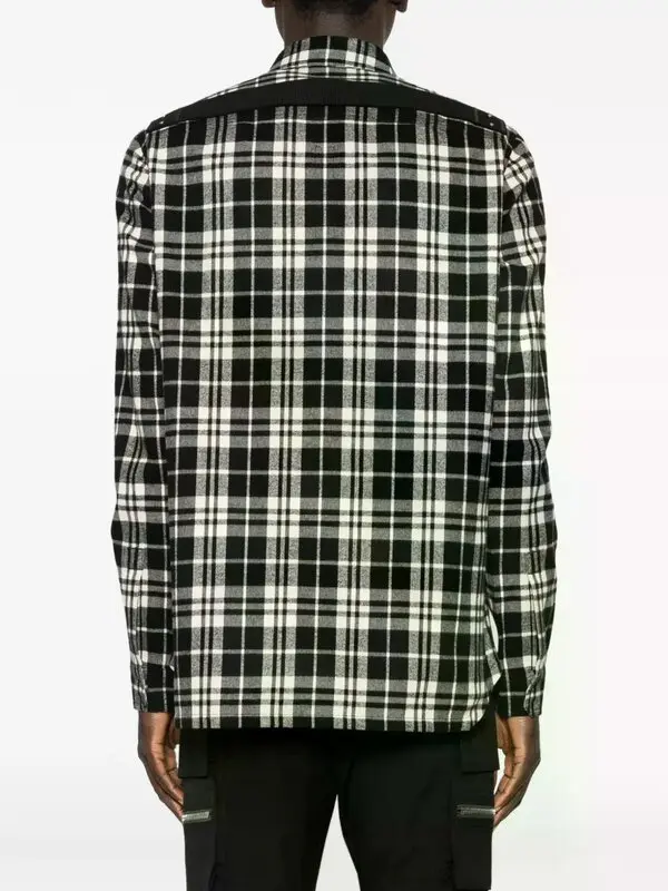 Rick Owens Plaid Flannel Shirt