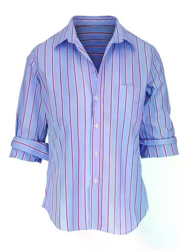 Frank & Eileen Barry Striped Cotton Shirt