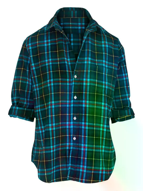 Frank & Eileen Eileen Plaid Blouse