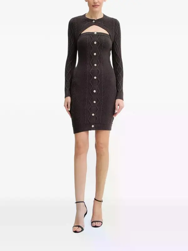 Guess Buttoned Cable-knit Dress Set