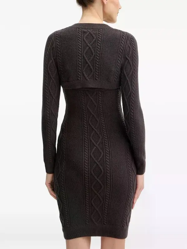 Guess Buttoned Cable-knit Dress Set