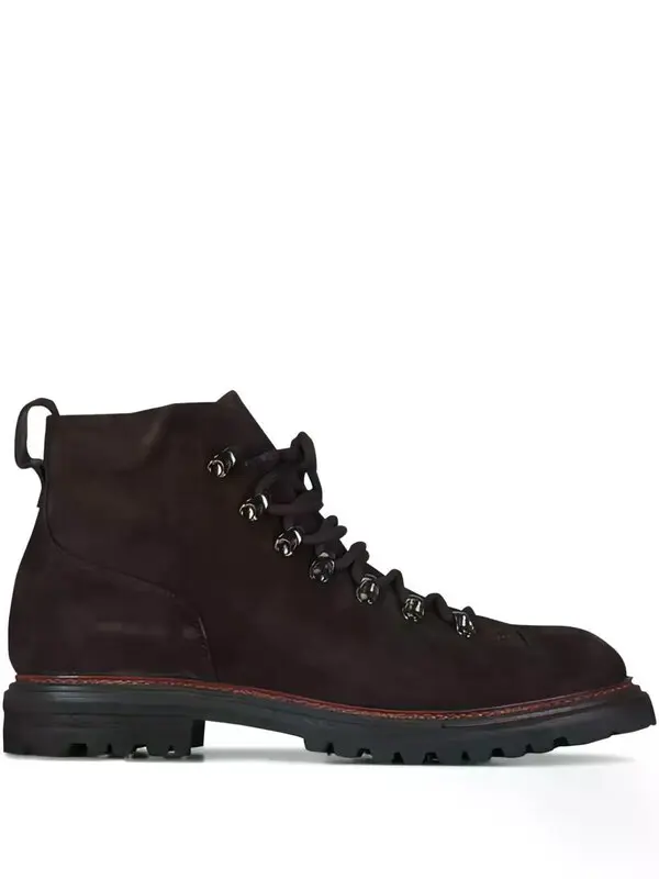 Aquatalia Denali Lace-up Suede Boots - Brown