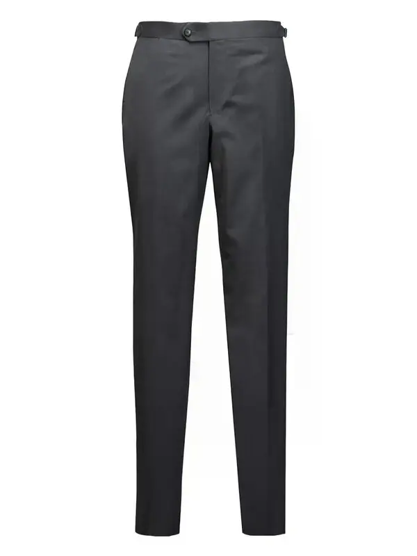 Isaia Buttoned Wool Trousers