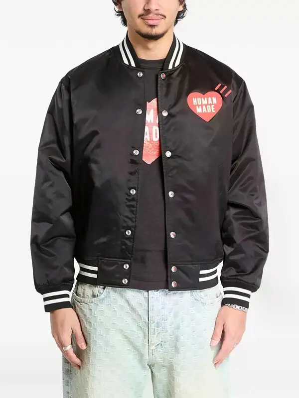 HUMAN MADE Heart-detail Jacket - Black