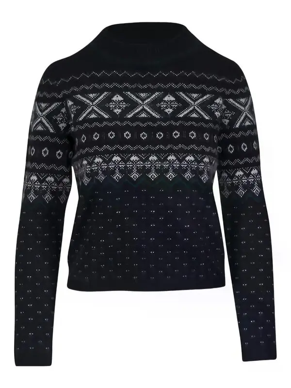Vince Fair Isle Crew-neck Sweater