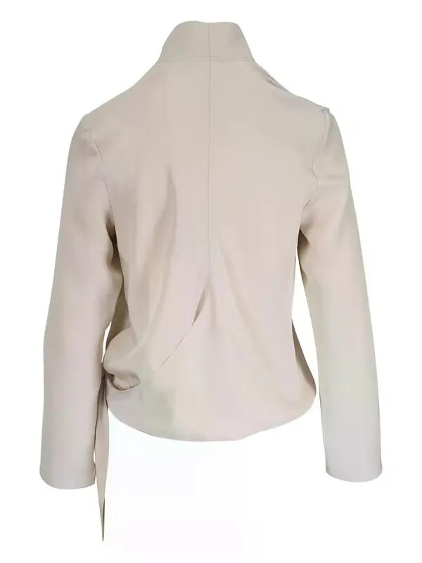 PETER COHEN Tie Wrap Silk Blouse