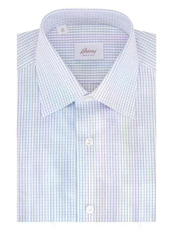 Brioni Checked-pattern Shirt