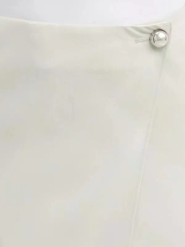 Armani Exchange Midi A-line Skirt With Button Detail
