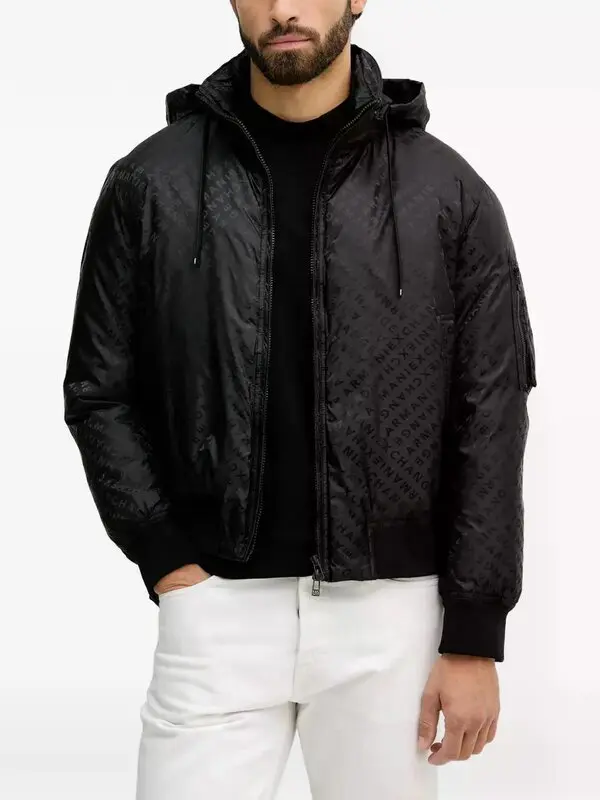 Armani Exchange Logo-print Padded Jacket