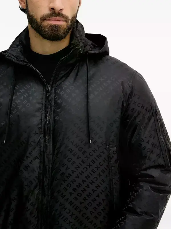 Armani Exchange Logo-print Padded Jacket