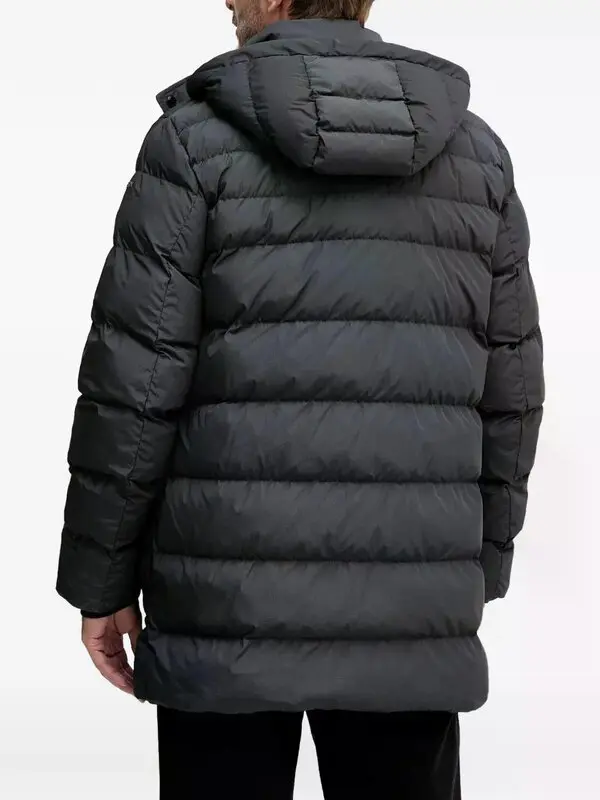 Geox Leitan Hooded Padded Jacket - Grey