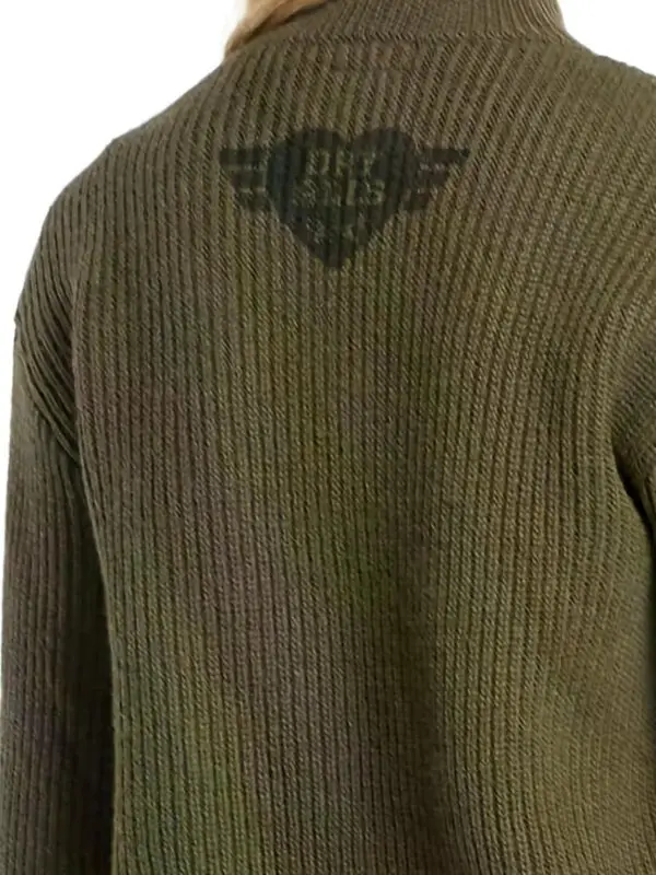 HUMAN MADE Mock Neck Logo Knitted Sweater