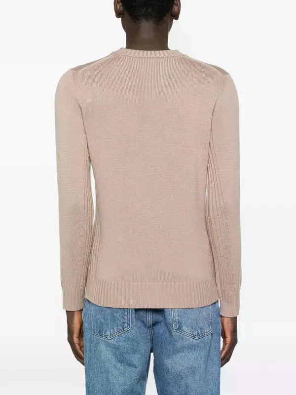 KANGRA Ribbed-trim Crew-neck Sweater